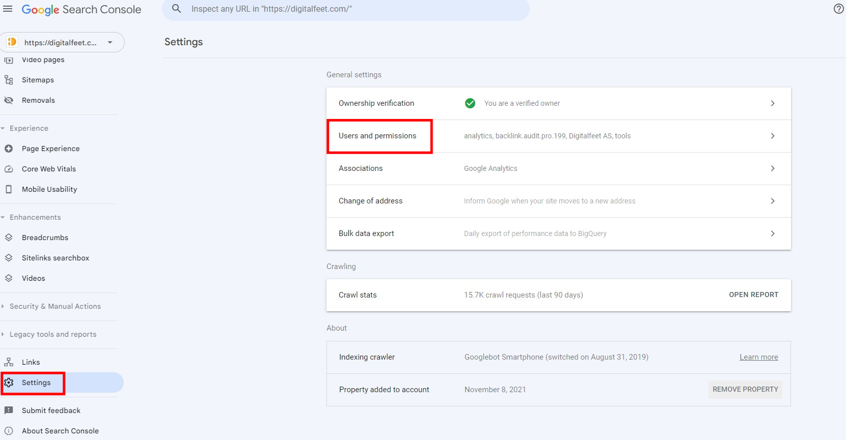 How To Give Access To Google Search Console | Digitalfeet