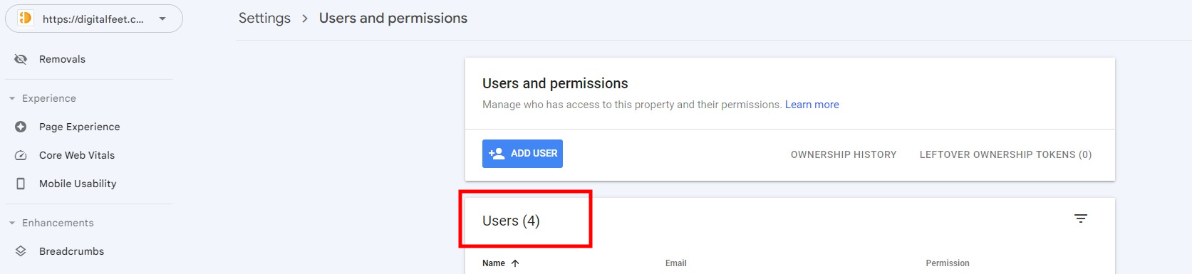 How To Give Access To Google Search Console | Digitalfeet