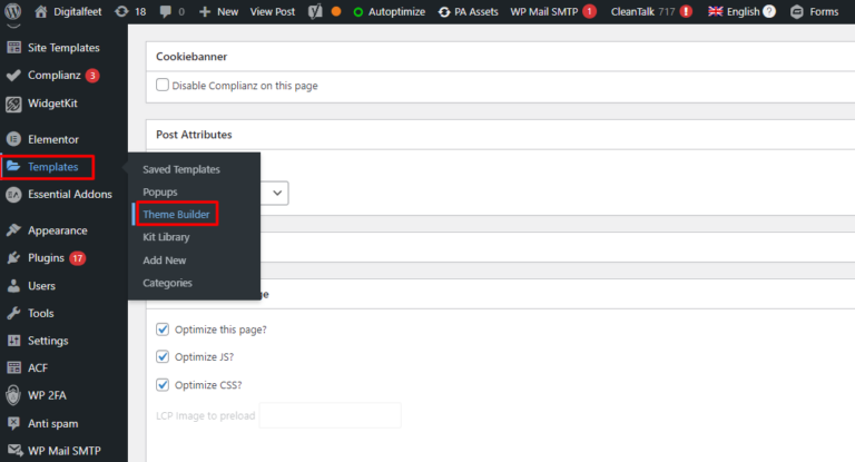 How To Edit Footer Information With Elementor | Digitalfeet