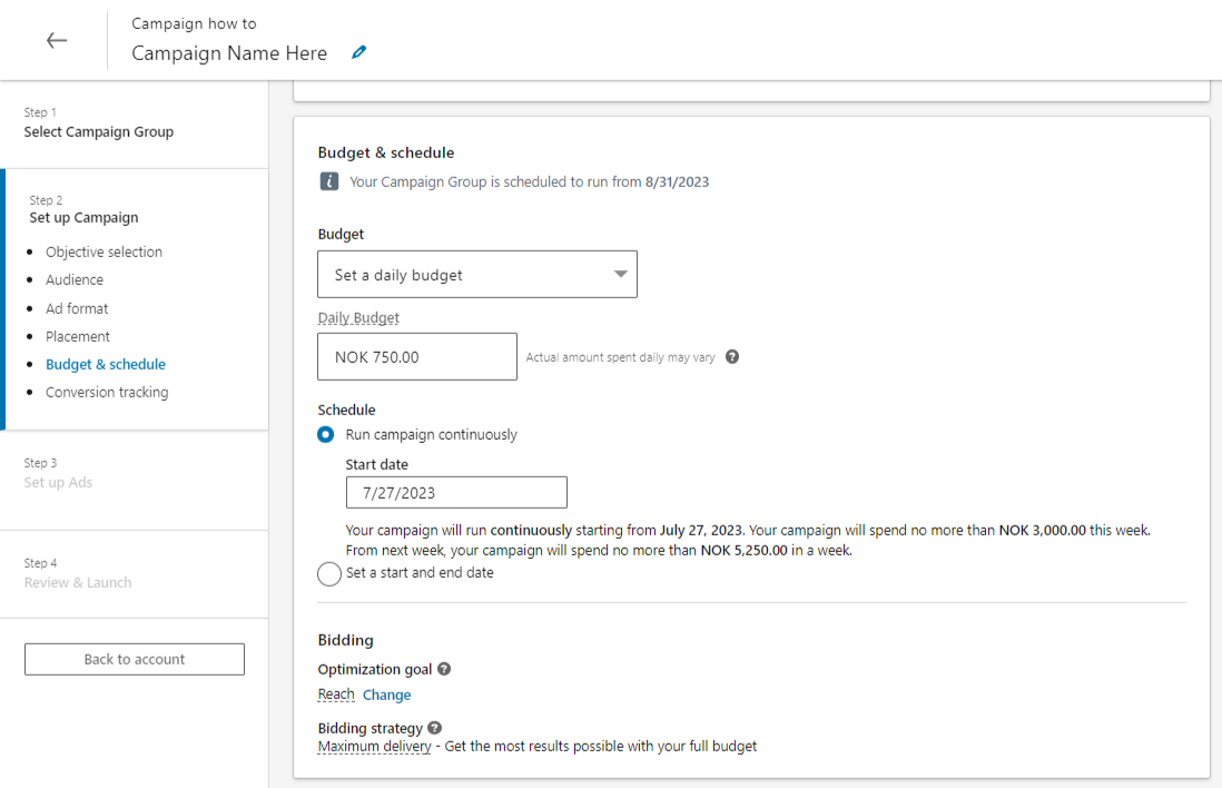 How To Setup Linkedin Ads | Digitalfeet