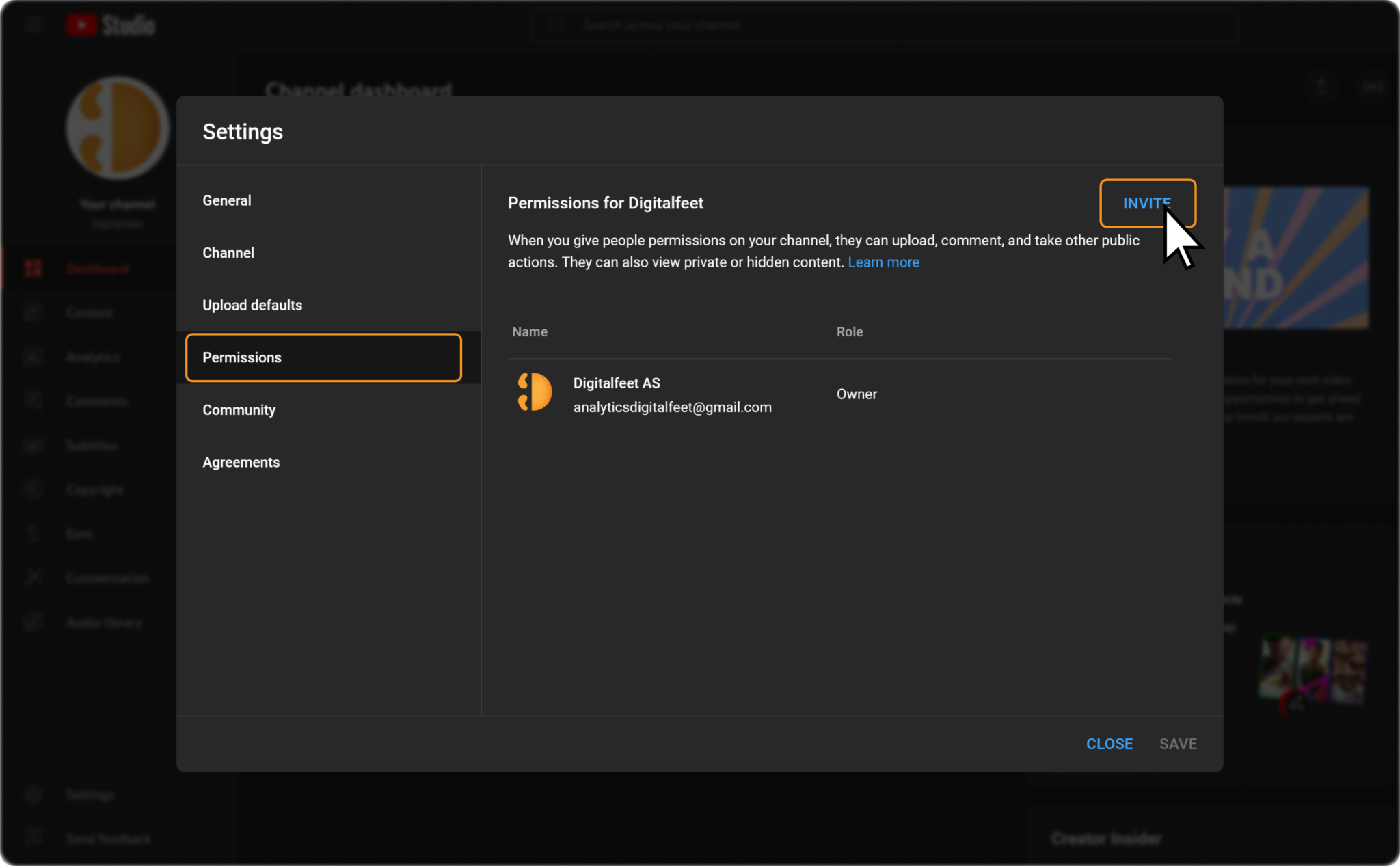 How To Give Someone Access To YouTube channel | Digitalfeet